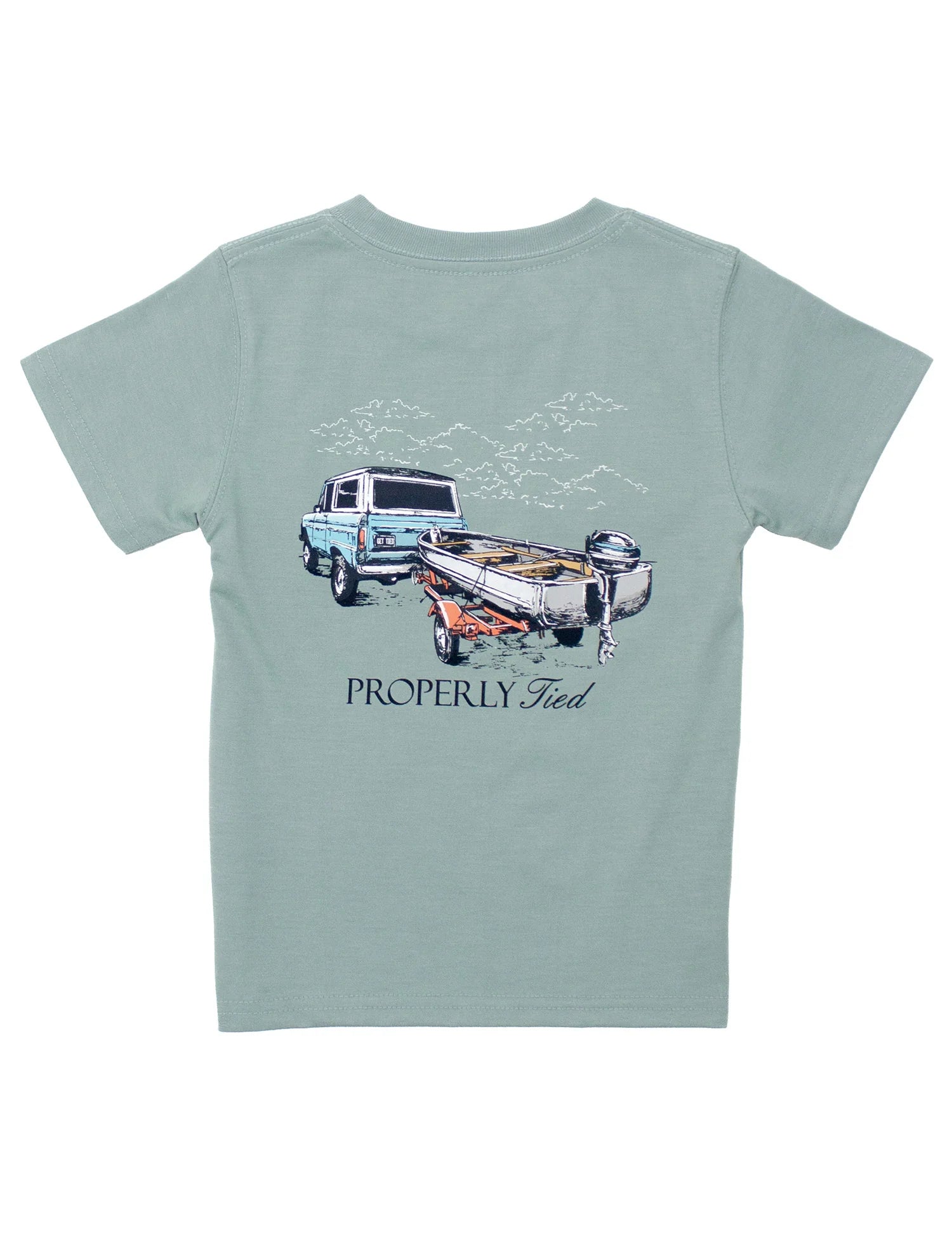 Properly Tied: Boys Towing The Line Short Sleeve - Fog – Lollipops ...