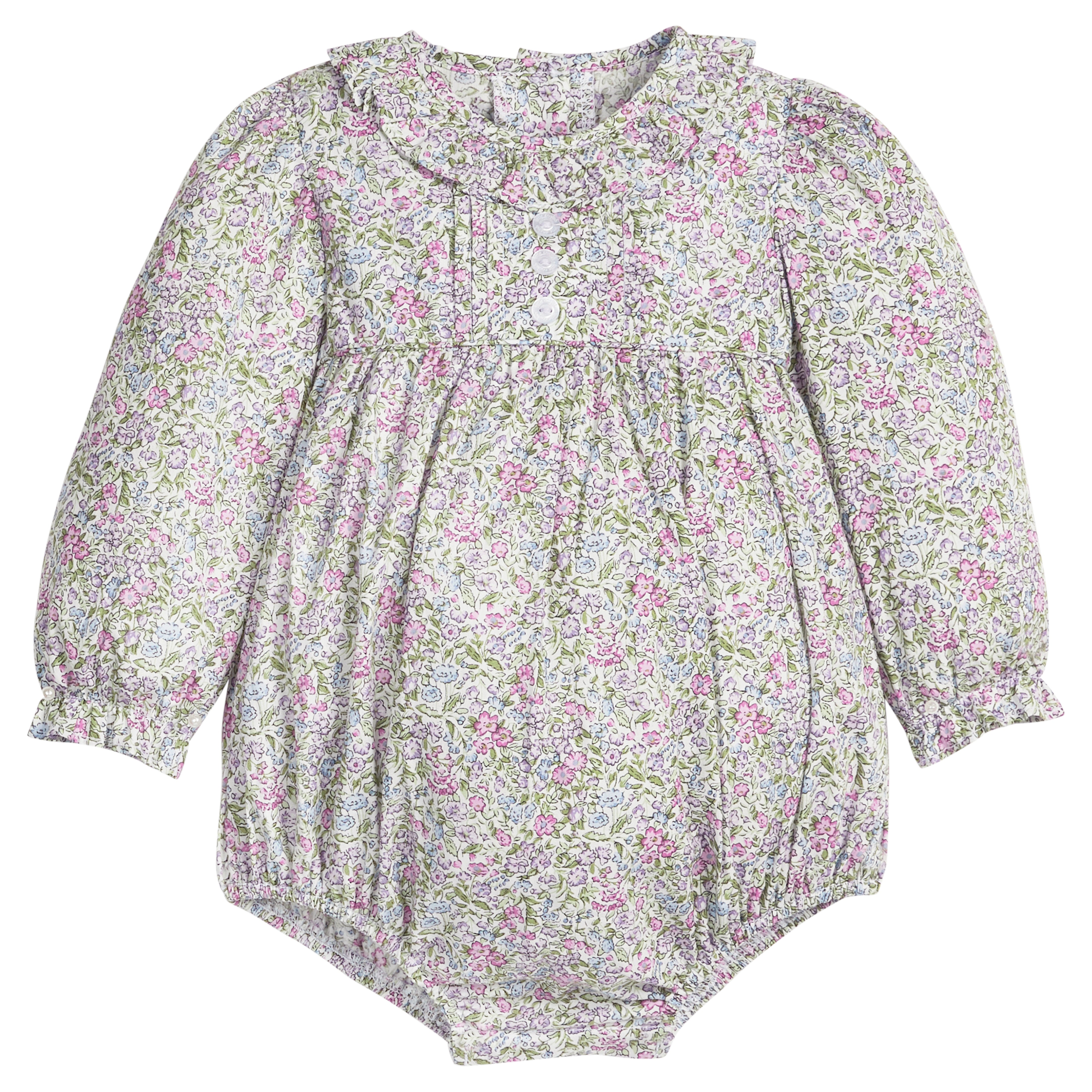 Little English: Pleated Caroline Bubble - Lavender Gables Floral ...
