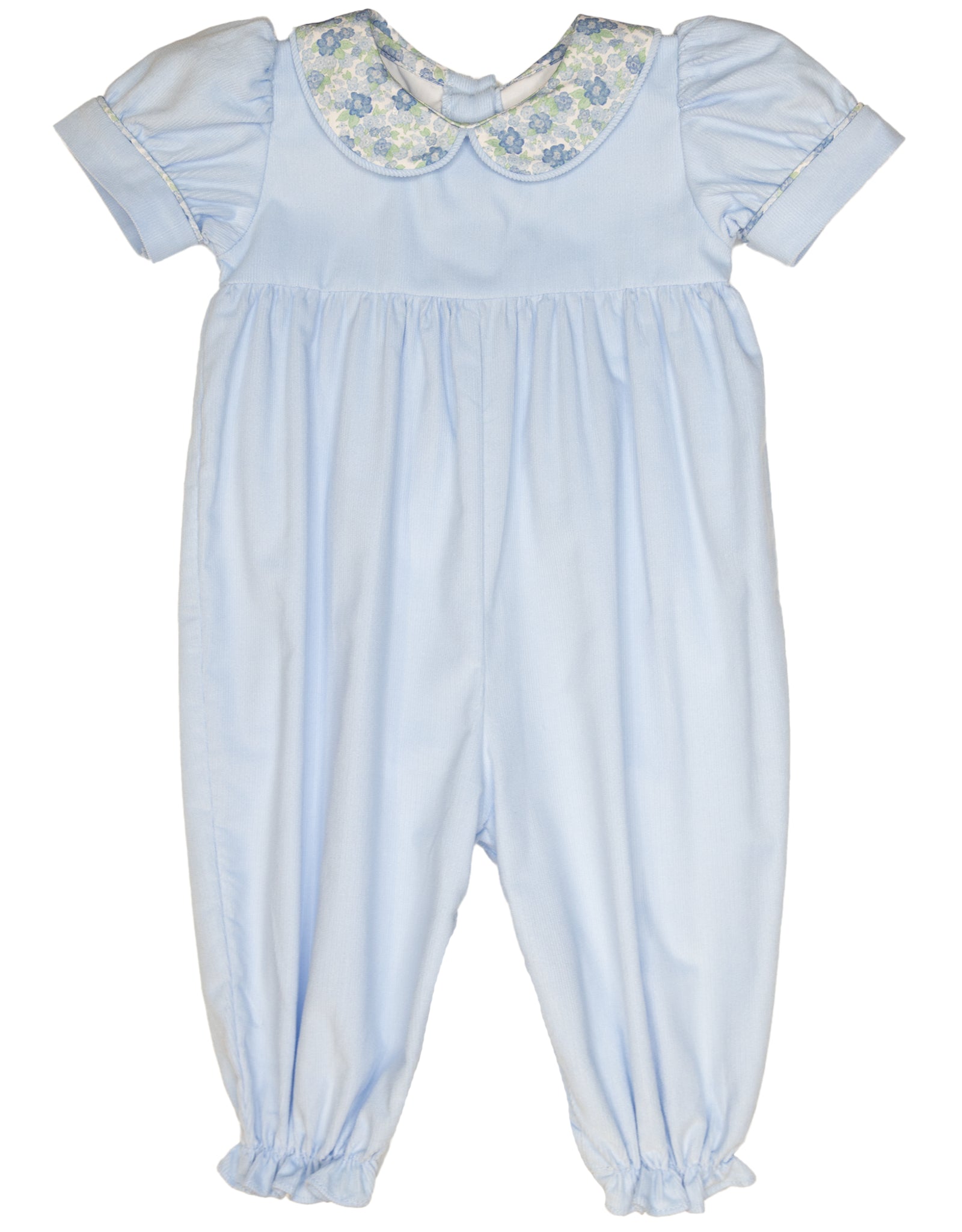 James & Lottie: Payton Long Bubble - Ava Blue Floral – Lollipops ...